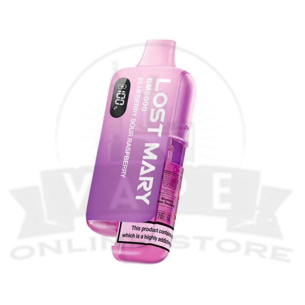 Blueberry Sour Raspberry Lost Mary BM6000 Prefilled Pod Vape Kit | Must ...